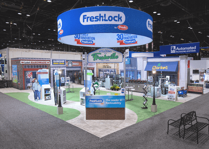 Social Media & PR Case Study | Fresh-Lock Trade Show Booth